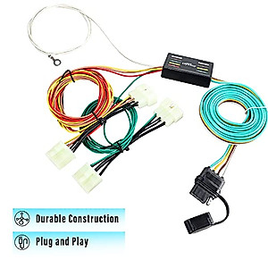 Oyviny Vehicle Side Custom 4 Way Trailer Wiring Harness 1984-1995 Toyota Pickup/1995-2004 Toyota Tacoma