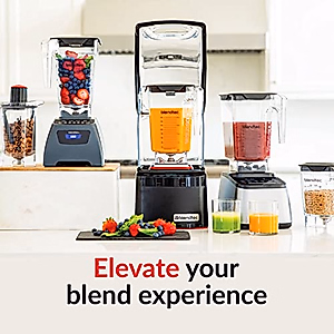 Blendtec Immersion Blender - Handheld Stick Blender, Whisk, and Food Processor and Twister Jar - Includes 3 Attachments, 20 oz BPA-Free Jar, and Storage Tray - Stainless Steel