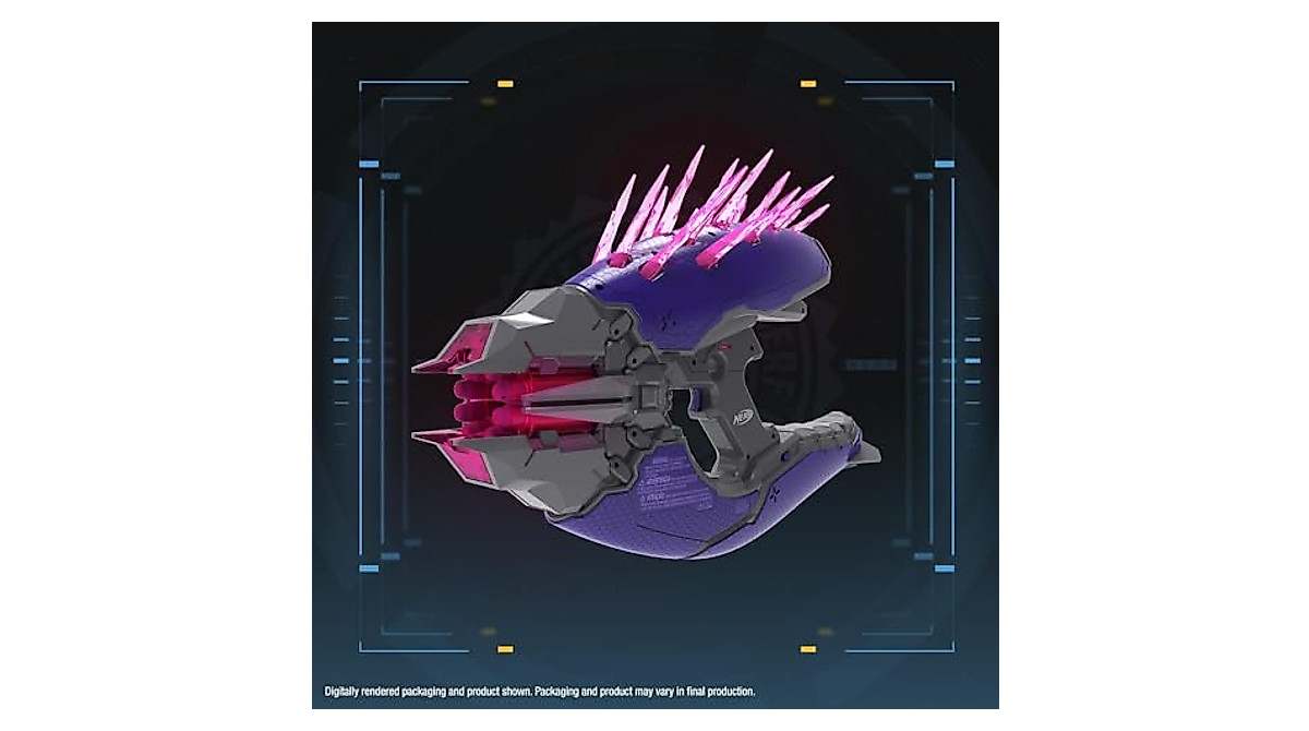 Nerf LMTD Halo Needler Blaster - Light-Up Action