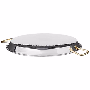 Garcima 22-Inch Stainless Steel Paella Pan, 55cm