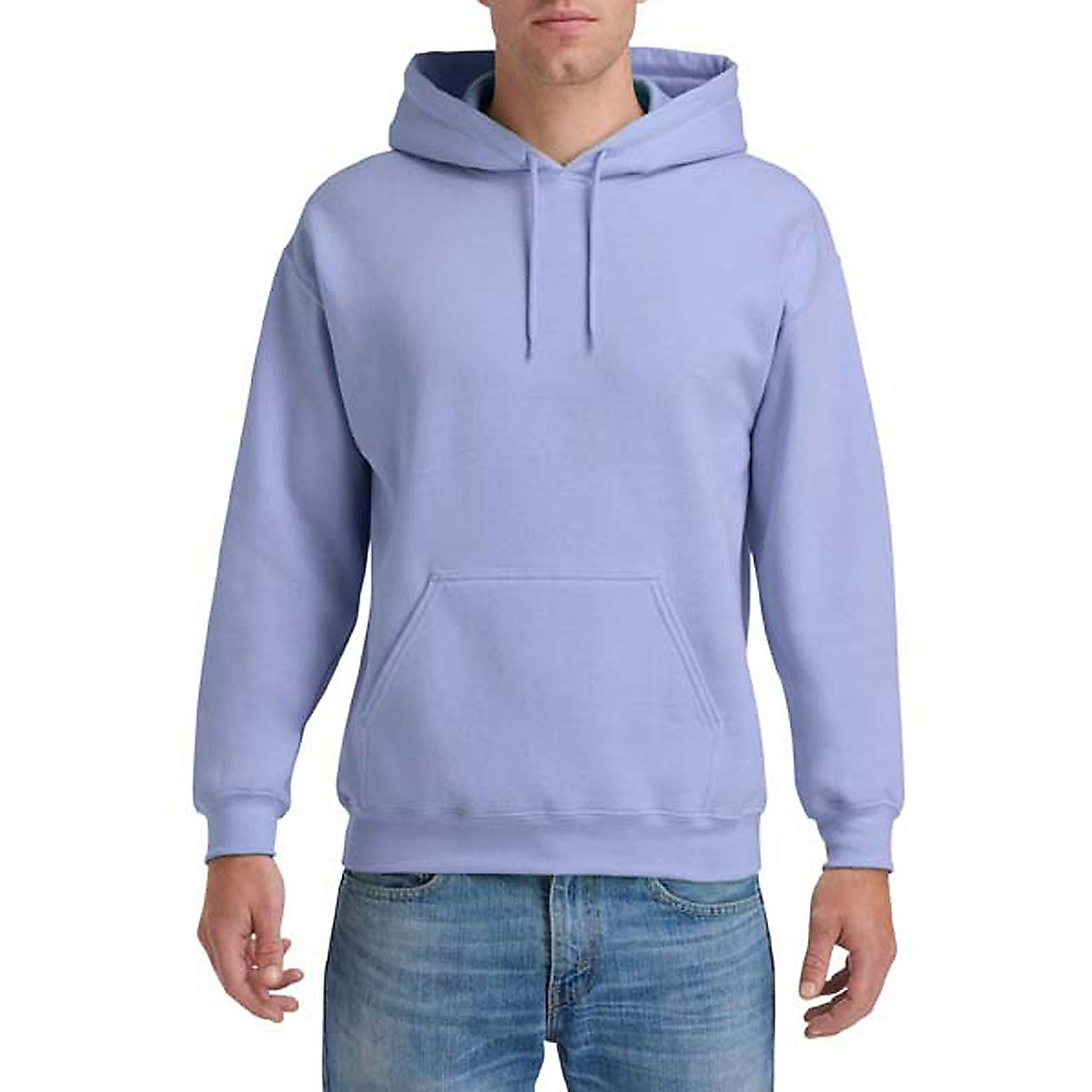 Hooded Pullover Sweat Shirt Heavy Blend 50/50 7.75 oz. by Gildan (Style# 18500) (2X-Large, Violet)