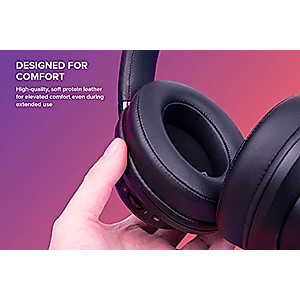 Creative SXFI Theater 2.4 GHz Low-Latency Wireless USB Headphones with Super X-Fi, 50mm Drivers, Up to 30 Hours of Battery Life, 3.5mm Analog Mode, Detachable Mic, for Movies