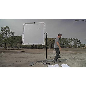 Glide Gear BFS 100 Photography Video Butterfly Frame 3 in 1 Collapsible Light Silk Scrim Lighting Diffuser 4x4 / 6x6 / 8x8