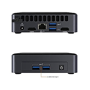 Intel NUC 11 Pro NUC11TNKV50Z Tiger Canyon Home & Business Mini PC Desktop 11th Generation Intel® Core™ i5-1145G7 Processor with Intel vPro® Technology,4 Cores,8 Threads(16G RAM,1T SSD)