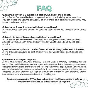 Magnetic Freeze Flat Trays for Breastmilk - Breastpump Accessory to Freeze Breast Milk Storage Bags Flat - (for Lansinoh, Up&Up, and Avent, 3oz Tray Set (3 or 6oz))