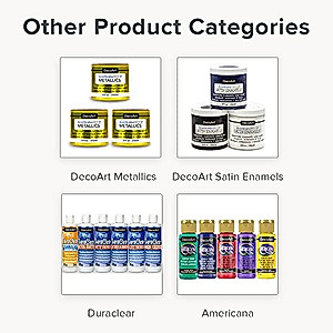 DecoArt Triple Thick Gloss Glaz, 8 fl oz Bottle,White Blue