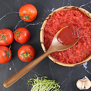 MornHalo 2PCS Acacia Wooden Spoons For Cooking 12-inch Smooth Finish Cooking Spoons-Comfortable Grip Wood Spoons for Cooking - Non-Stick Wooden Cooking Utensils Wooden Spoons Cooking