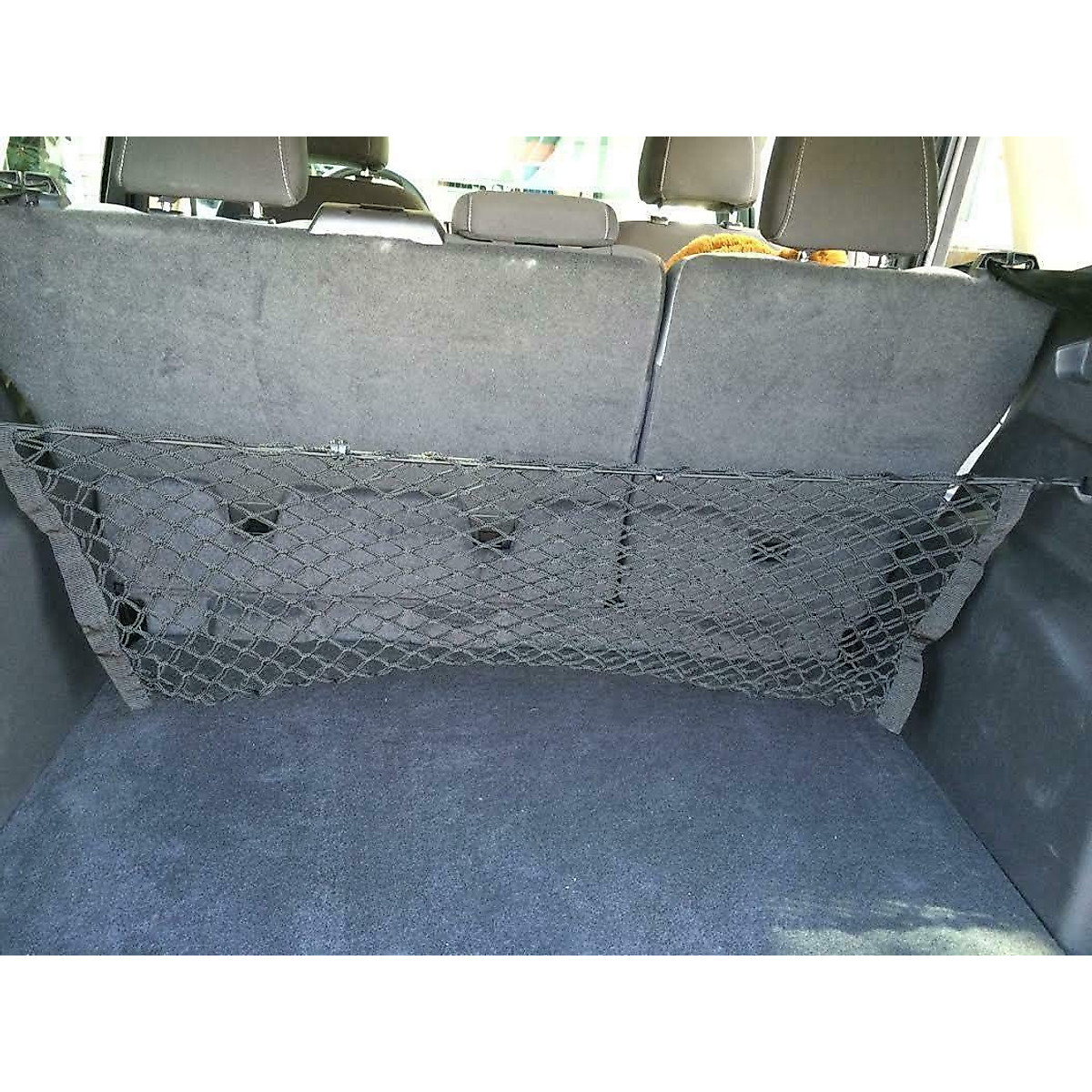 EACCESSORIES EA Rear Trunk Organizer Cargo Net for Ford Escape 2013-2019 – Envelope Style Cargo Net for SUV - Premium Mesh Car Trunk Organizer Vehicle Carrier Storage -Compatible with Escape