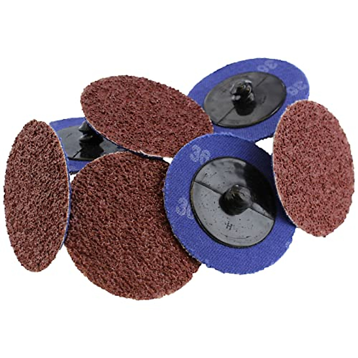 ABN Aluminum Oxide Sandpaper Disc, 50pk - 2in 36 Grit Sanding Disc Set, Circle Sander Pads Abrasive Round Sandpaper