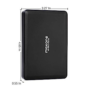 Maxone Portable External Hard Drives 500GB-USB 3.0 2.5'' HDD Backup Storage for PC, Desktop, Laptop, Mac, MacBook, Xbox One, PS4,TV, Chromebook, Windows - Black