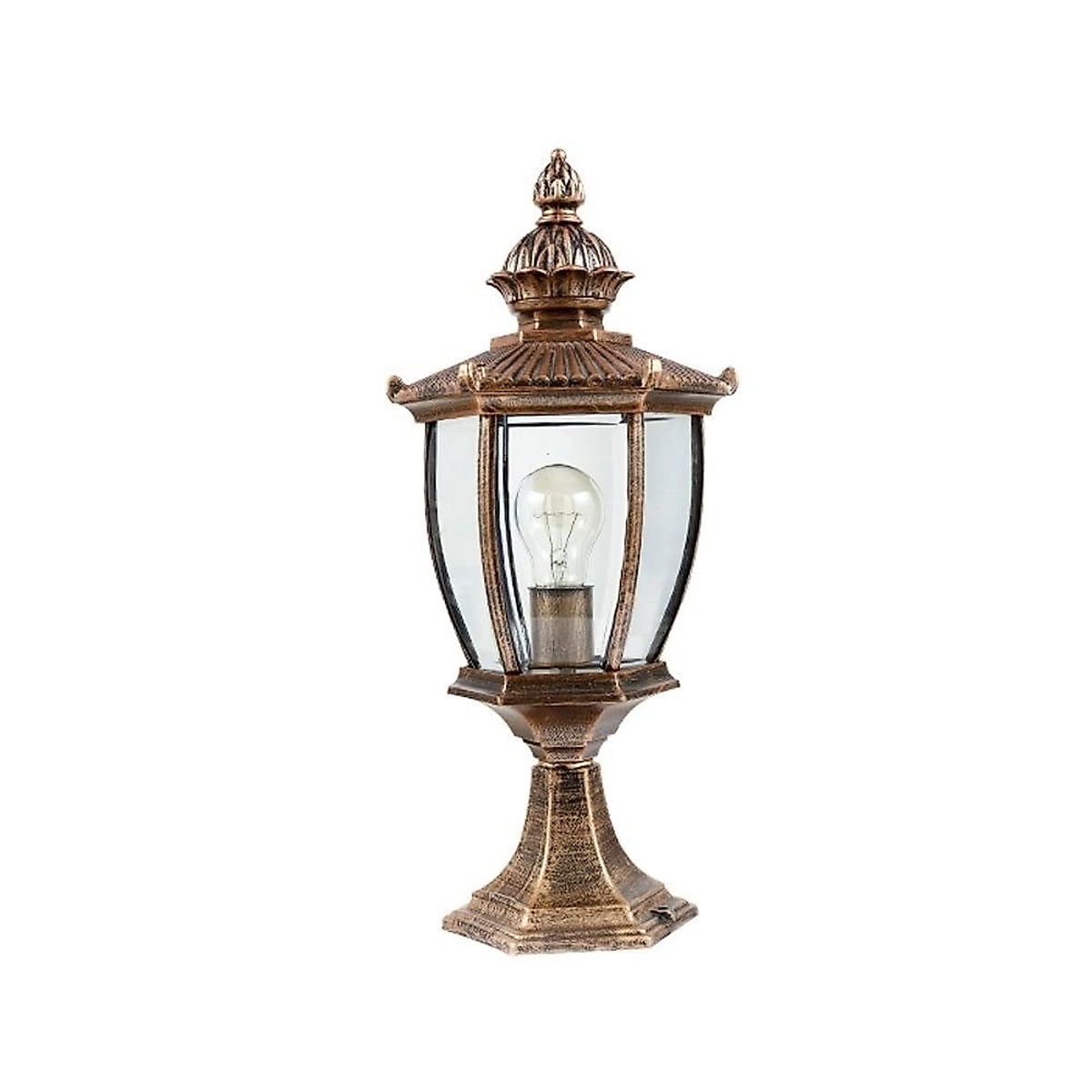 MODEBHD 45cm, Pillar Lamp European-Style Simplicity Waterproof Antirust Aluminum Column Lamp Outdoor LED Post Light Garage Pavilion Courtyard Courtyard Lighting Traditional Landscape Lighting