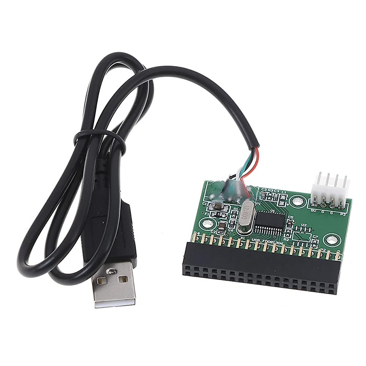 1.44MB 3.5" Floppy Drive Connector 34 PIN 34P to USB Cable Adapter PCB Board