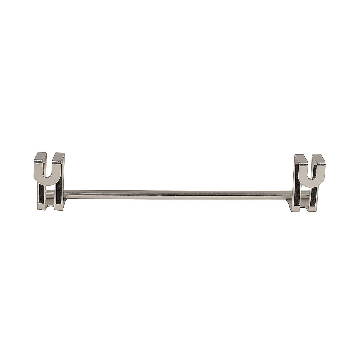 Spectrum Diversified Door Bar No-Installation Kitchen, Cabinet Rack With Padded Brackets, Bathroom Towel Stand, Brushed Nickel