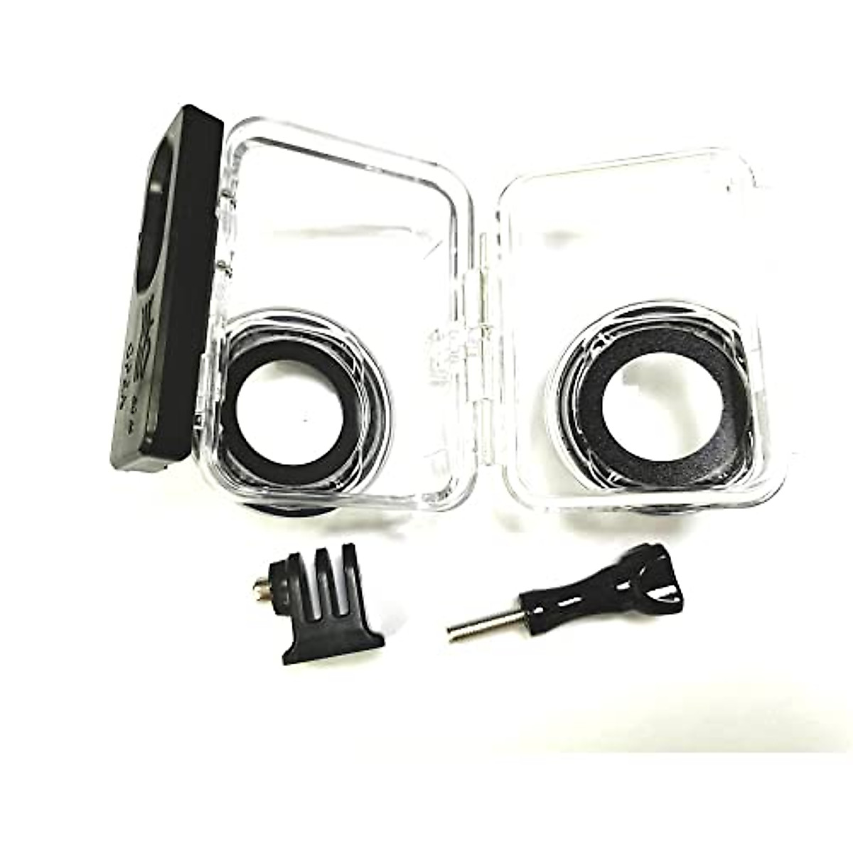 For Insta360 ONE R Sports Camera Case Protective Housing Insta360 ONE R Diving Cases Waterproof Housing 4K IPX8 Accessory Camera Accessories Anti-fall Bezel Protective Cases (Black) A460