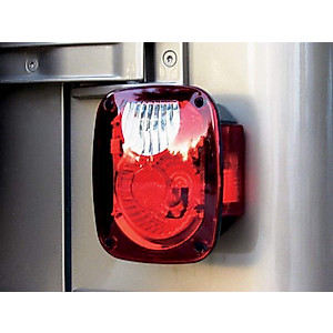 Rampage Taillight Conversion Kit w/Euro Lenses | Pair, Brite Color | 5307 | Fits 1976 - 2006 Jeep CJ, Wrangler YJ, LJ & TJ