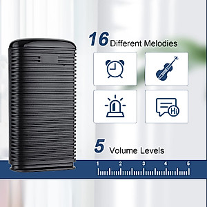 KERUI DW9 Wireless Driveway Alarm Long Range Weatherproof Motion Detector & Sensor - Security Driveway Alert System - Protect Outside Property