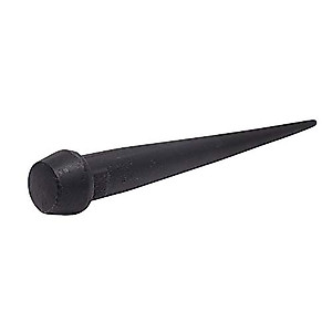 Klein Tools 3255 Bull Pin, Broad Head Bull Pin Resists Corrosion and Mushrooming, Heat Treated Steel with Black Finish, 1-1/4-Inch