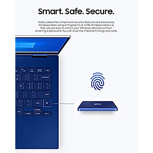 Samsung Galaxy Book Flex 13.3” Laptop|QLED Display and Intel Core i7 Processor|8GB Memory|512GB SSD|Long Battery Life and Bluetooth-Enabled S Pen|(NP930QCG-K01US),Royal Blue