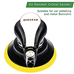 DFESKAH Air Random Orbital Sander,5"Air Sander,Dual Action Pneumatic Sander