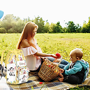 Farm Animal Cute Personalized Diaper Backpack with Name,Custom Travel DayPack for Nappy Mommy Nursing Baby Bag One Size