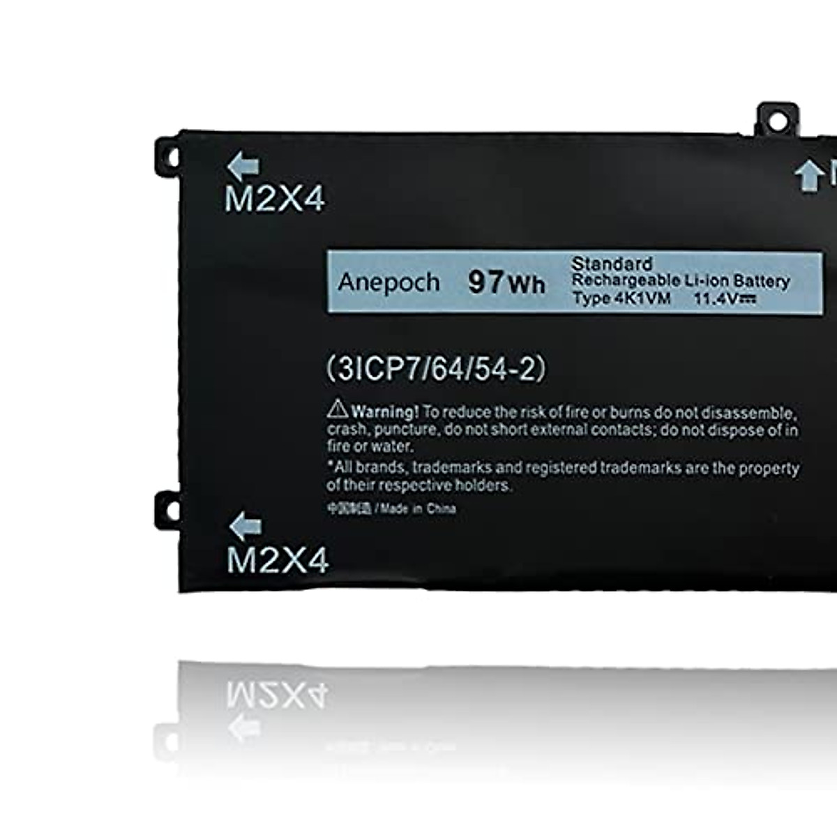 Anepoch 4K1VM Laptop Battery Replacement for Dell G7 17 7700 Series Notebook W62W6 0W62W6 9TM7D 09TM7D XYCW0 0XYCW0 V0GMT NCC3D 0NCC3D NYD3W 0NYD3W 11.4V 8070mAh 97Wh