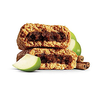 Nature's Bakery Whole Wheat Fig Bars, Apple Cinnamon, Real Fruit, Vegan, Non-GMO, Snack Bar, 1 Box With 12 Twin Packs (12 Twin Packs)