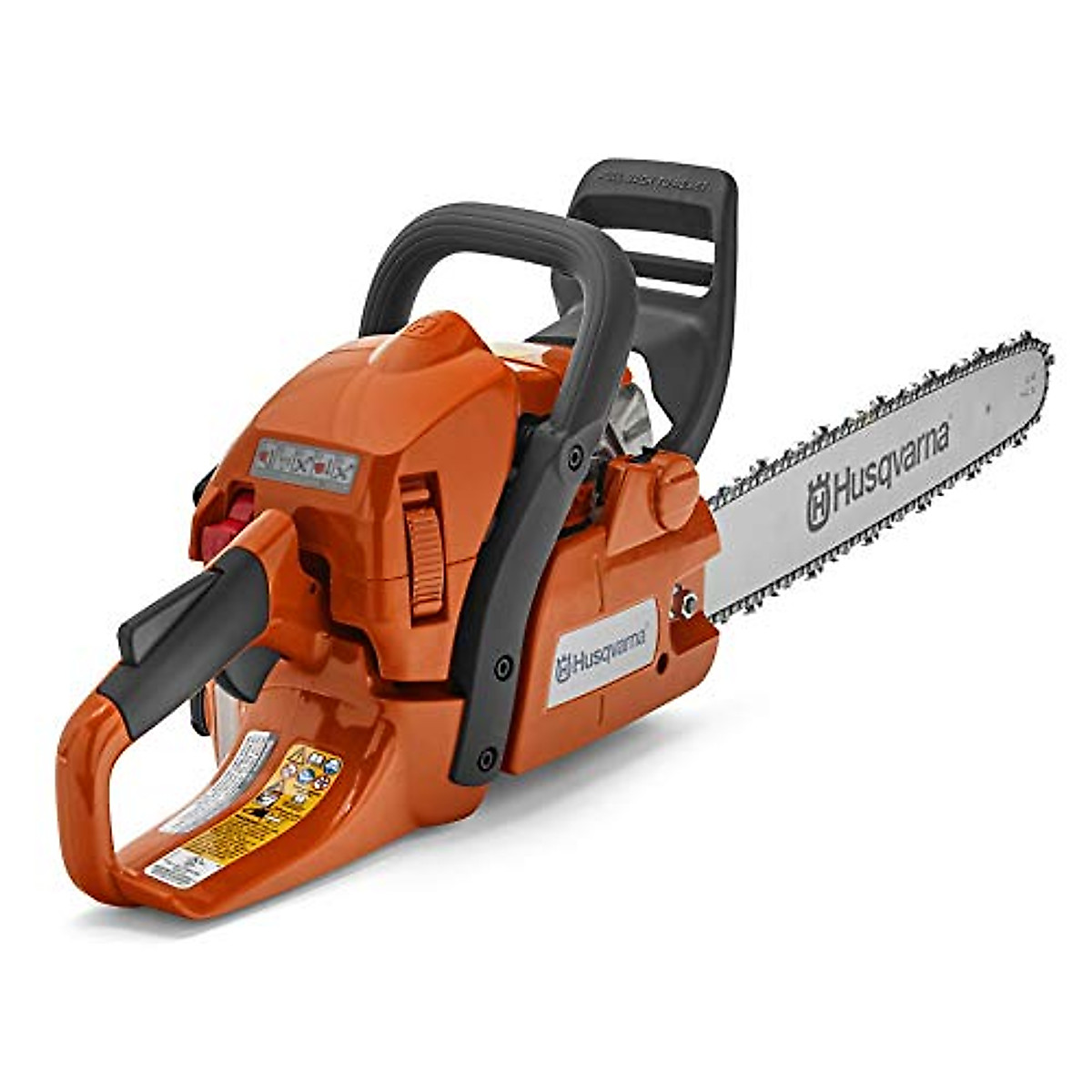 Husqvarna 445 Gas Chainsaw, 50-cc 2.8-HP, 2-Cycle X-Torq Engine, 18 Inch Chainsaw with Automatic Oiler, For Wood Cutting and Tree Trimming