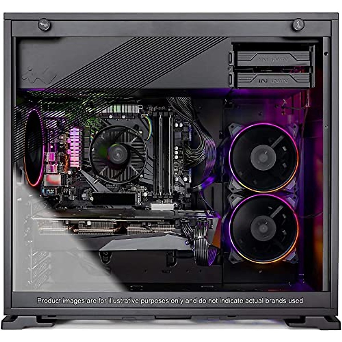 Skytech Gaming Azure Gaming PC Desktop – Intel Core i3 10105F 3.7 GHz, NVIDIA GTX 1650, 500GB NVME SSD, 16GB DDR4 RAM 3200, 650W Gold PSU, 11AC Wi-Fi, Windows 11 Home 64-bit