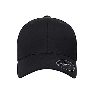 Flexfit Womens Nu Cap Hat, Black, Large-X-Large US
