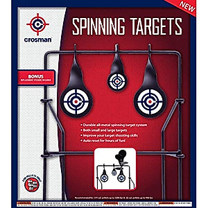 Crosman CSLT Metal Spinning Target,Black
