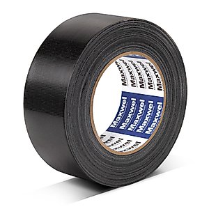 Black Duct Tape Heavy Duty - 1.88 in 50 YDS Waterproof No Residue Tearable Large Max Strength Adhesive Duct Tape for Outdoor Use,Multi Purpose Home Repair,Industrial Professional Fix 1 Roll