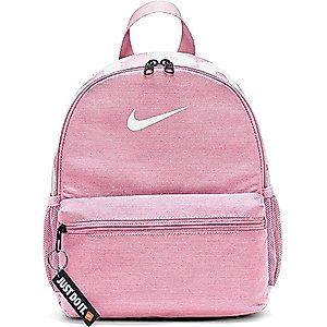 Nike BRSLA JDI Mini Backpack, Pink/Pink/White, One Size