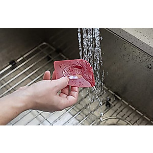 Lodge SCRAPERPK Durable Pan Scrapers, Red and Black, 2-Pack