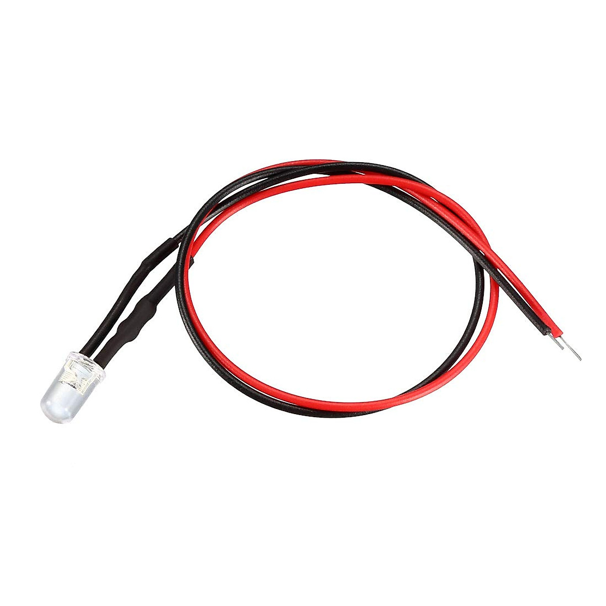 uxcell 36pcs Mixed Colour 5mm LEDs Prewired Light DC3-6V 20cm Pre Wired LED