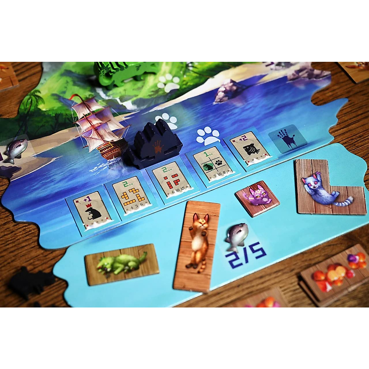 City of Games The Isle of Cats: Kittens + Beasts Expansion - Boardgame, Ages 8+