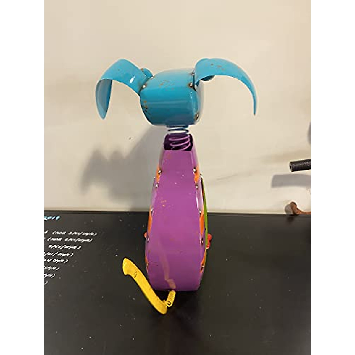 Continental Art Center Inc. CAC20708B Fun Colorful Metal Cute Garden Statue, Dog, Multicolor