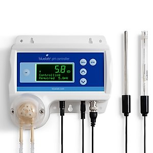 Bluelab CONTPH pH Controller with Monitoring and Dosing in Water Digital Meter for Hydroponic System and Indoor Plant Grow with Easy Calibration, 1, White
