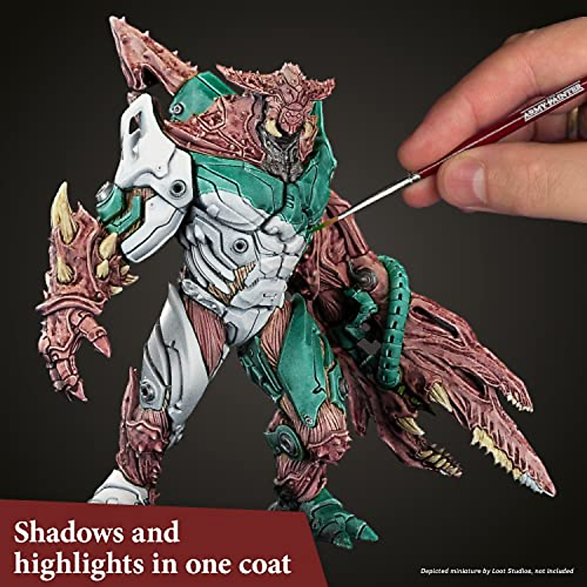 The Army Painter Speedpaint Mega Set 2.0+ - 50x18ml Speedpaint Set with 42 Colors, 3 Metallics, Medium, Mixing Balls, Brush, Guide