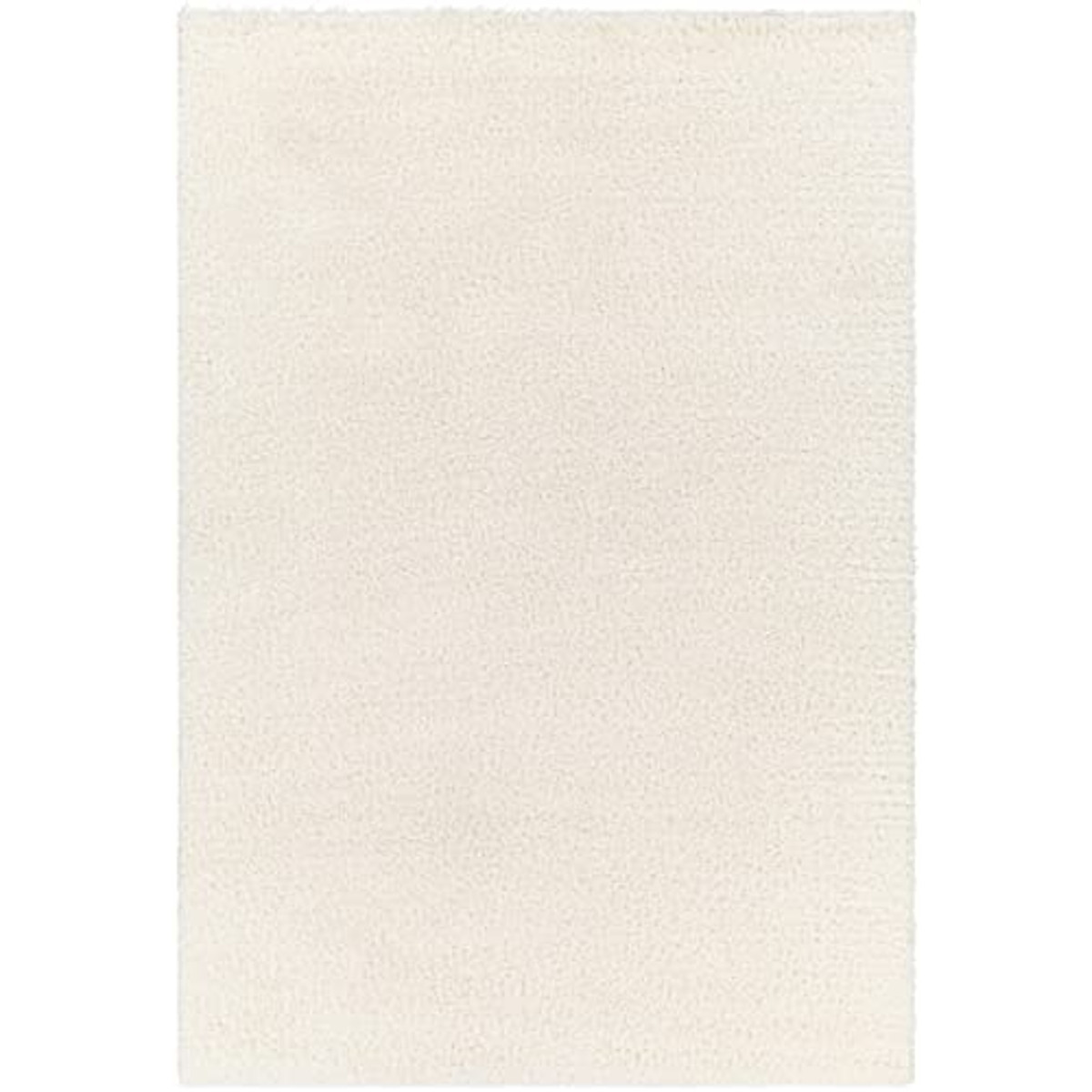 Hauteloom Heavenly Solid Shag Area Rug for Living Room Bedroom - High Pile Fluffy Carpet - Soft Shaggy Cozy Plush Rug - Cream, Off White, Ivory, Light Beige - 6'7" x 9'