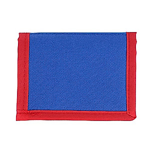 CTM® Kid's Sponge Bob Bifold Wallet with Hook and Loop Closure, Blue