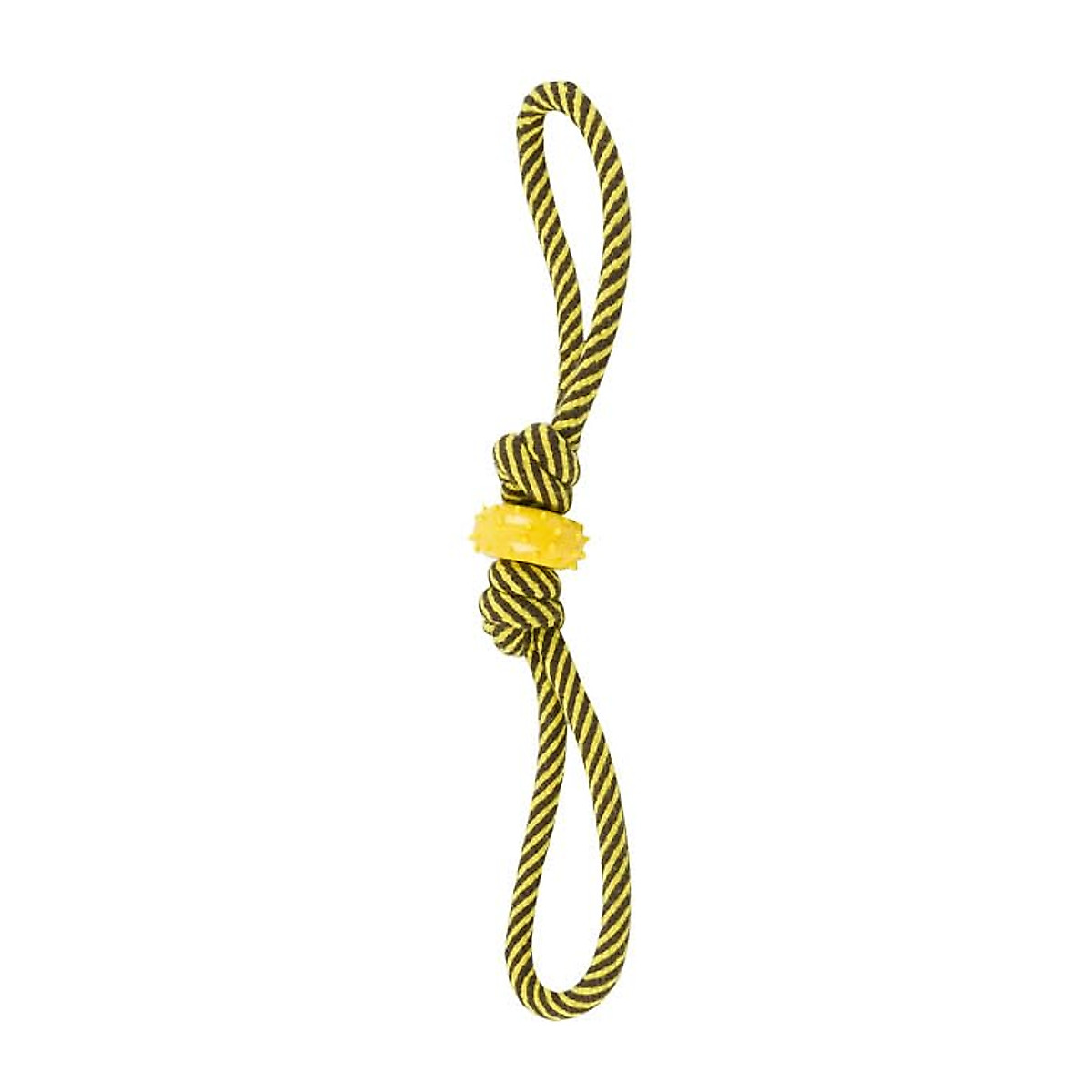 ALLUM Interactive Dog Toys – Durable Dog Toys for Puppies, Small and Medium Breeds - Tug of War Dog Toys - Puppy Chew Toys for Teething – Enrichment Puppy Toys (Yellow, Ring)