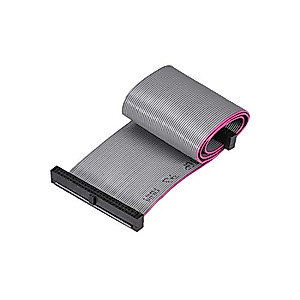 uxcell IDC Wire Flat Ribbon Cable FC/FC Female Connector A-Type 50Pins 1.27mm Pitch 20cm Length