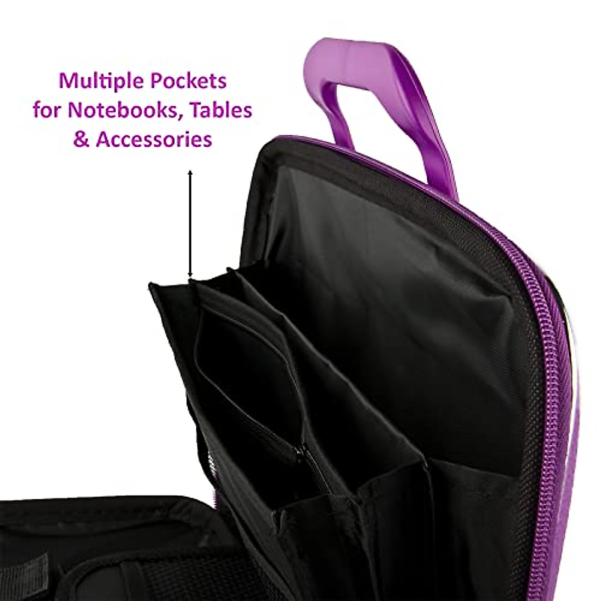 Sumac Slim Crossbody Messenger Professional Executive Business Meeting Briefcase Bag for 12 inch Surface Pro 8 Samsung Galaxy Tab S7 FE 12.4 iPad Pro 11