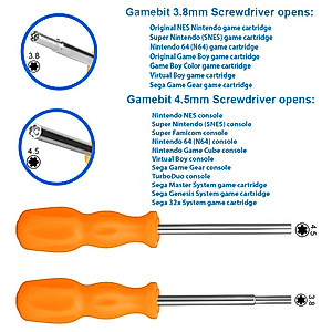 MMOBIEL Professional Repair screwdriver Toolkit compatible with Nintendo Switch 3DS and Wii NES SNES DS Lite GBA GameCube