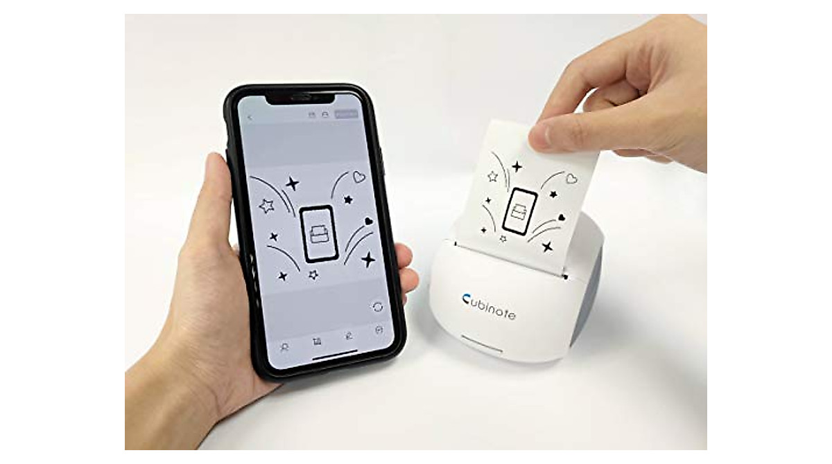 Cubinote Home No Ink Thermal Printer - Print Notes & Labels