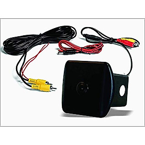 HitchVision Trailer Hitch Backup Camera ABS-Satin Black Rearview 170 Degree Angle, Cars/Trucks/Jeeps/SUV, Hitch Cover