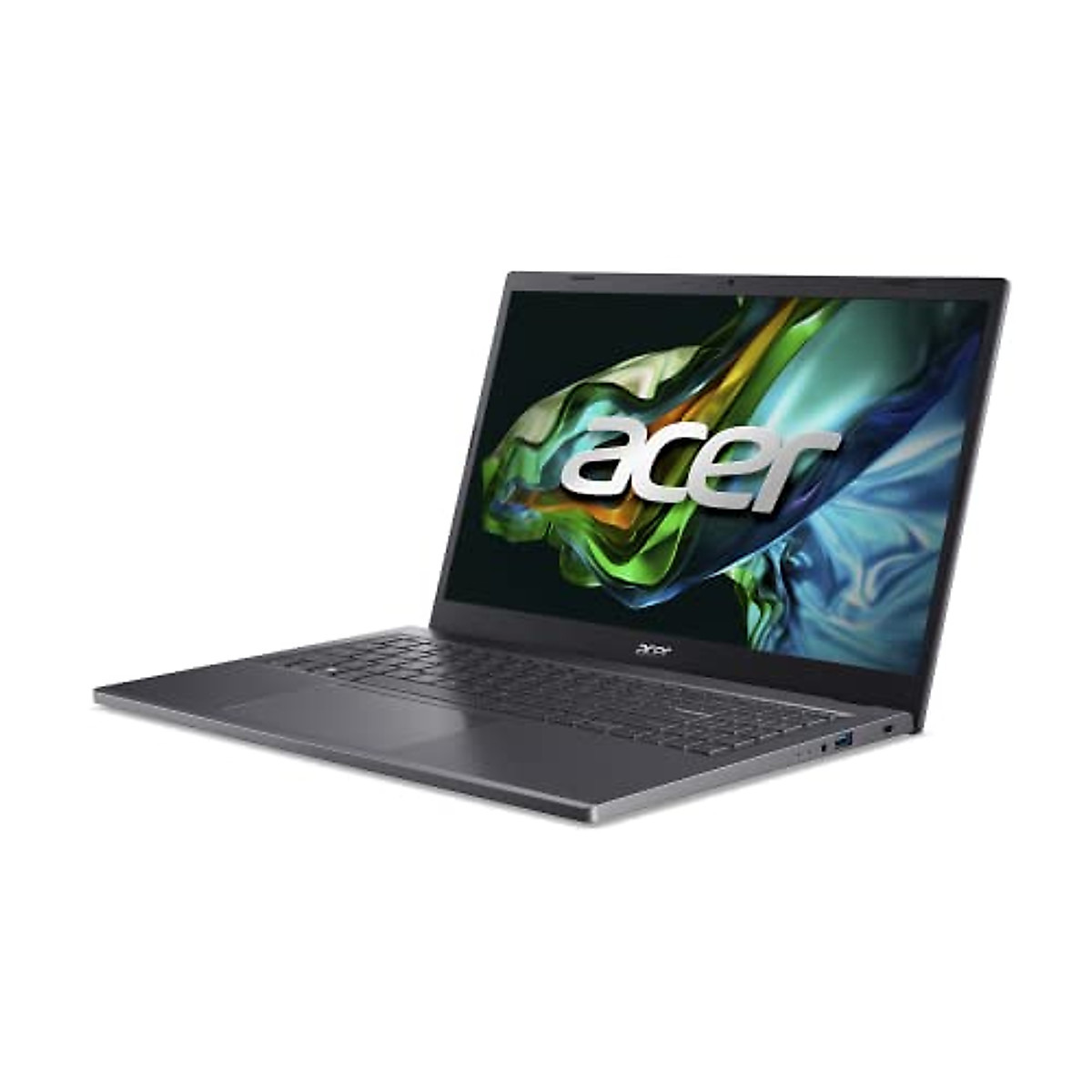 Acer Aspire 5 15 Slim Laptop | 15.6" FHD (1920 x 1080) IPS |Core i7-1355U | Intel Iris Xe Graphics | 16GB LPDDR5 | 512GB Gen 4 SSD | Wi-Fi 6E | USB4/Thunderbolt 4 | Backlit KB | A515-58M-7570, Gray