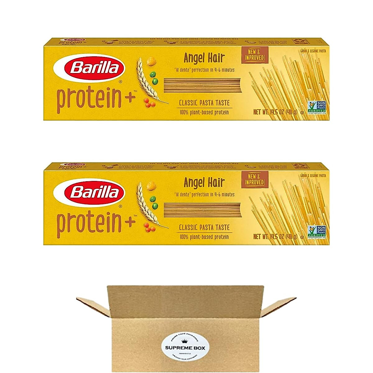 Barilla ProteinPLUS Multigrain Spaghetti Pasta - 14.5oz- Pack of 2 (29 oz in total)