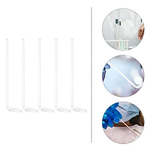 Baluue 5pcs Glass Cell Spreaders L- Shaped Wide Spreading Bars Laboratory Supplies