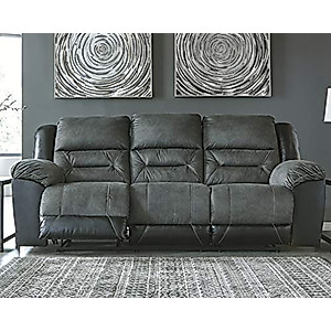Signature Design by Ashley Contemporary Reclining Sofas, Gray